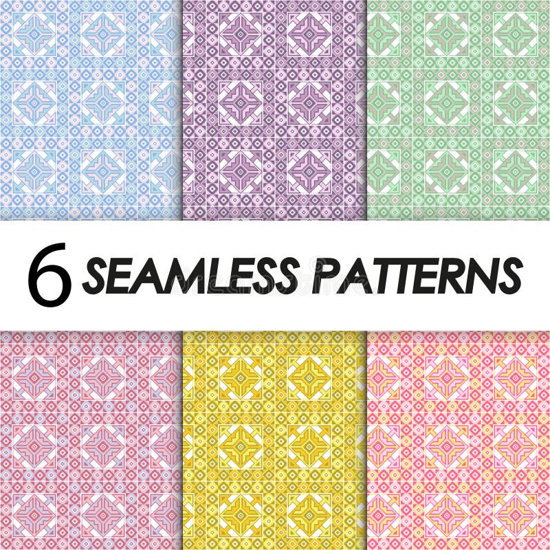 Geometric Pattern, Like Tiles Stock Vector - Illustration of network ...