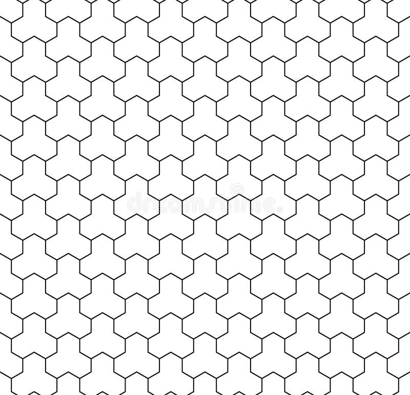 The Geometric Seamless Pattern with Lines. Stock Vector - Illustration ...