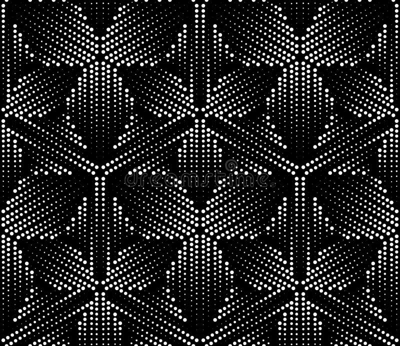 Geometric Pattern with a Modern Design of Thin White Dotted Lines that ...