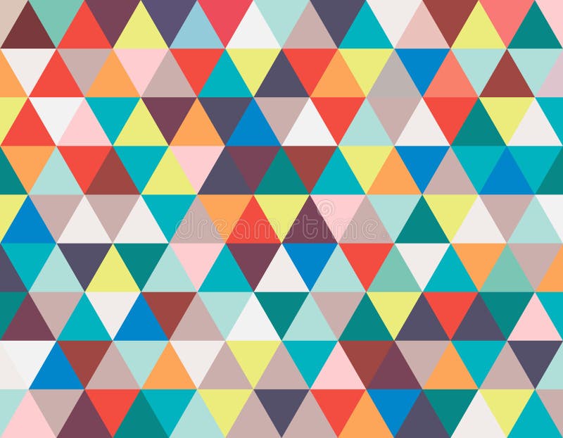 Colorful Triangle Patterns