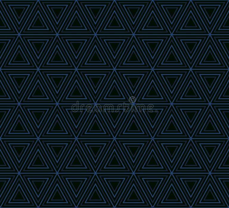 Geometric Pattern of Nested Triangles. Stock Vector - Illustration of ...