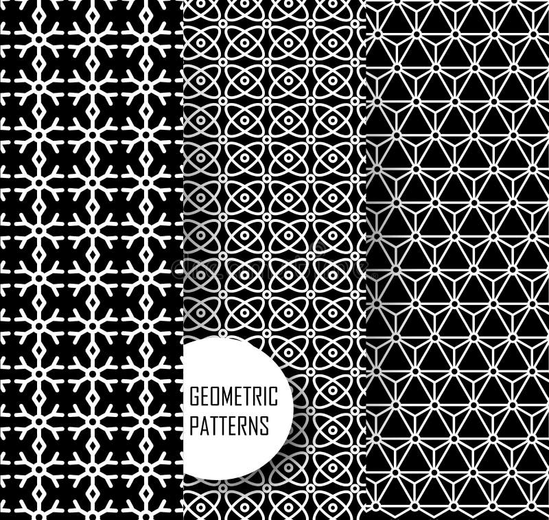 Geometric Pattern in Op Art Design. Black and Stock Vector ...
