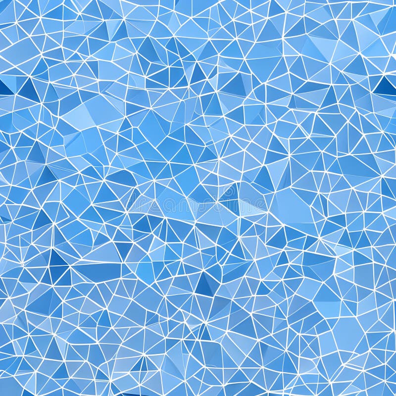 Geometric Pattern of Overlapping Polygons in Blue Tones. the Image Was ...