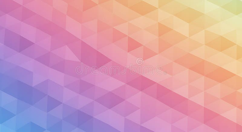 Geometric Pattern with Overlapping Triangles in a Gradient Spectrum ...