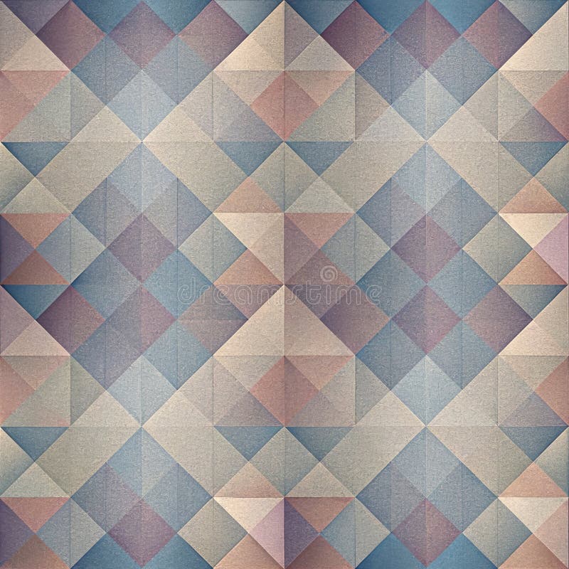 Geometric Pattern with Pastel Colors and Textured Triangles for Modern ...