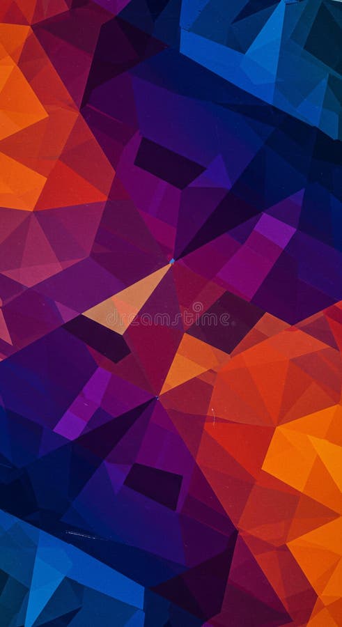 Geometric Pattern Portrait Vertical Abstract Colorful Background ...