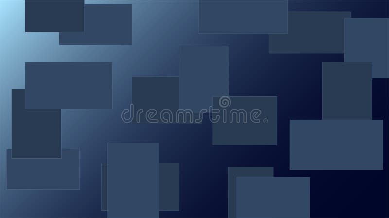 Geometric Pattern of Rectangular Blocks on a Gradient Blue Background ...