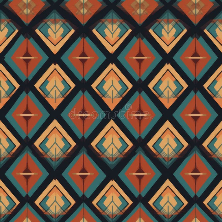 Geometric Pattern with Repeating Diamond Shape. Infinite, Seamless ...