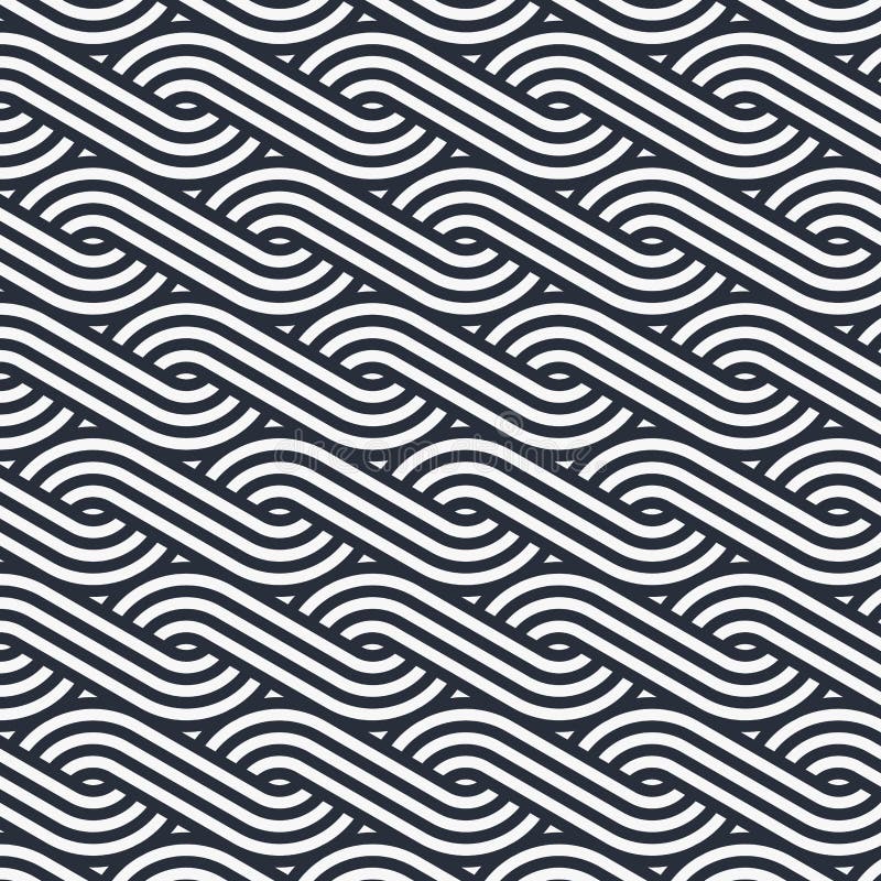 Geometric Pattern Repeating Stripe Linear Curve or Wave Background ...