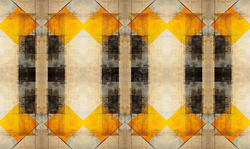 Geometric Pattern Seamless Symmetrical Shapes Wallpaper Stock ...