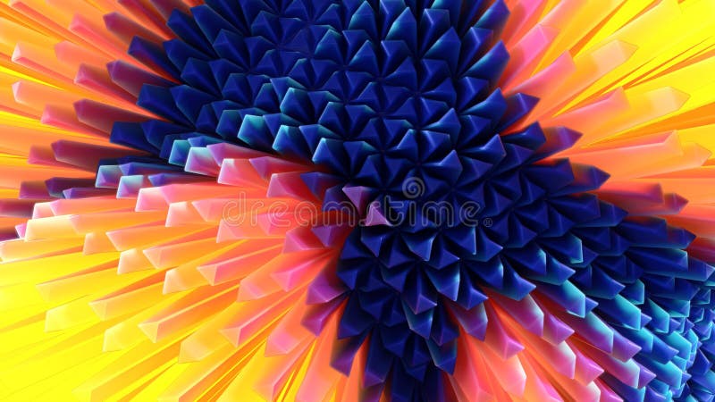 Geometric Pattern Showing Intricate Details of Triangular Structure ...