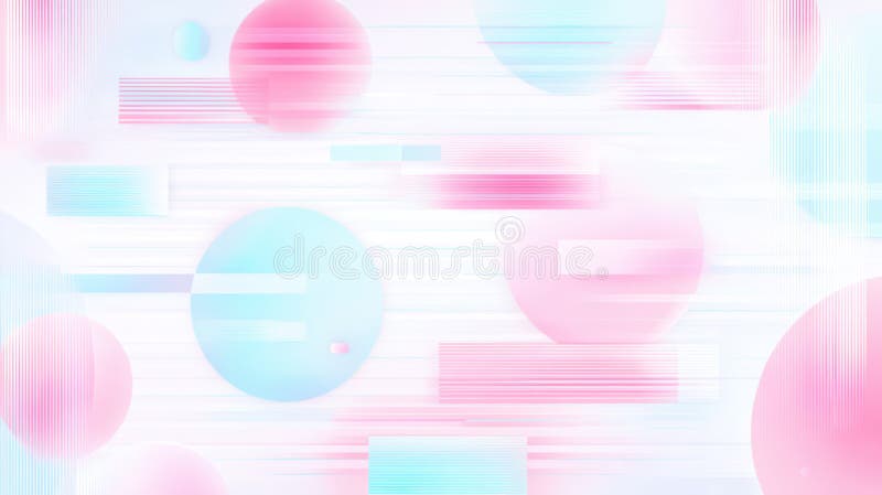 Geometric Pattern in Soft Pink and White Pastel Colors, Minimalist ...