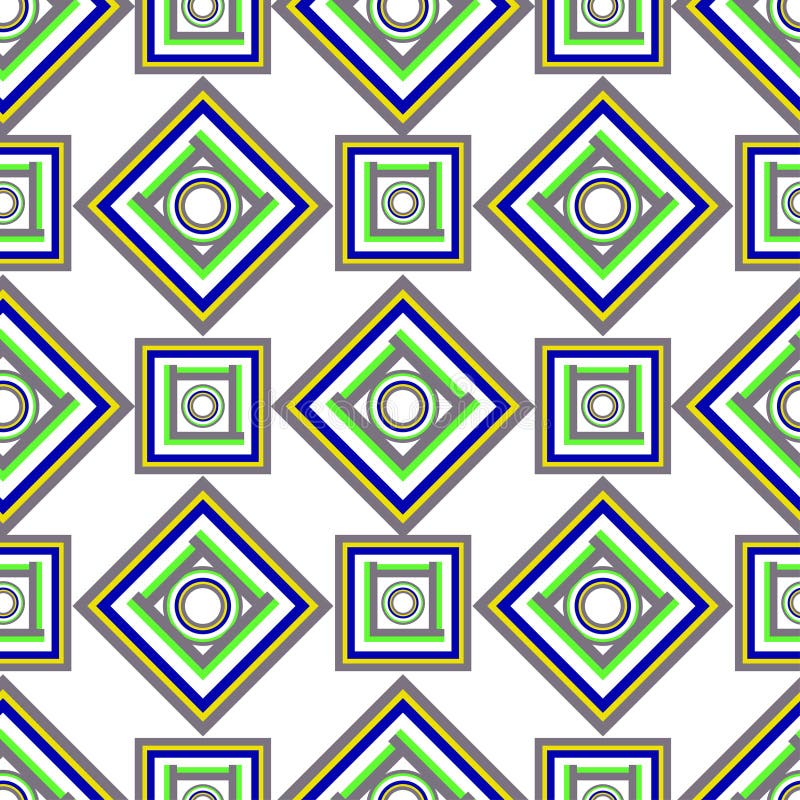 Geometric Pattern of Squares Stock Vector - Illustration of repeat ...