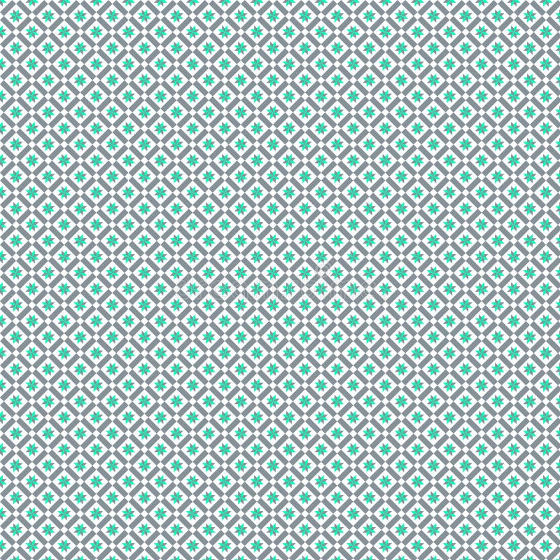 Geometric Pattern with Stars Composition Lineal Design Stock ...