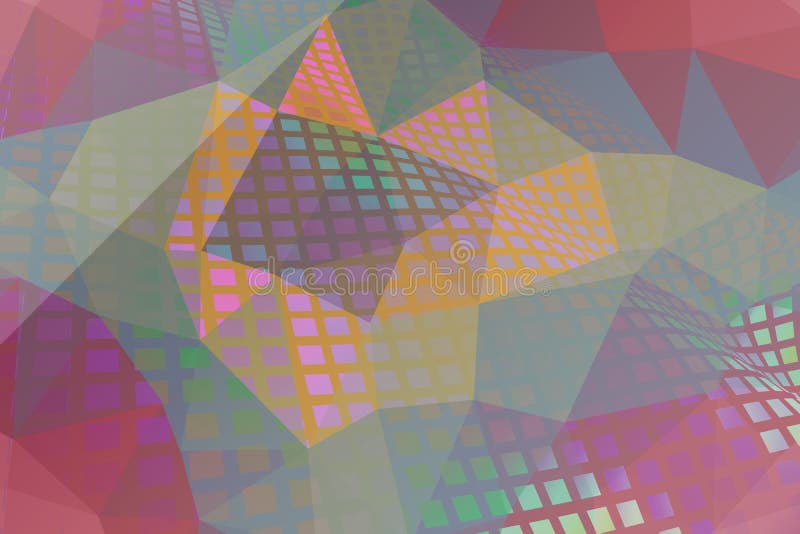 Geometric Pattern Template. Abstract Background with Modern Futuristic ...