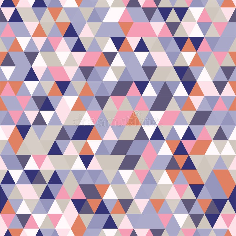 Riangle Seamless Background with Triangle Shapes of Different Colors ...