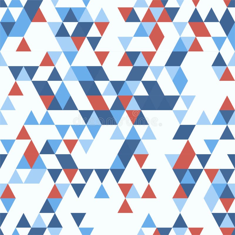 Riangle Seamless Background with Triangle Shapes of Different Colors ...