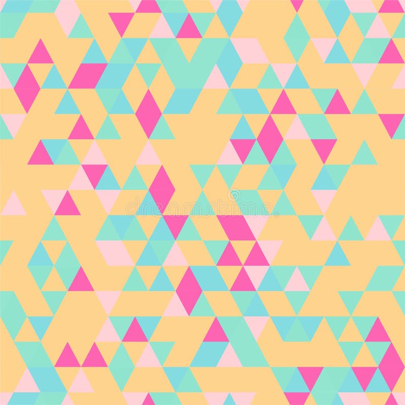 Riangle Seamless Background with Triangle Shapes of Different Colors ...