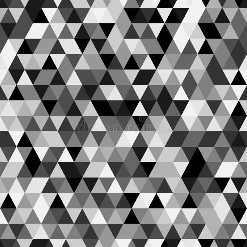 Riangle Seamless Background with Triangle Shapes of Different Colors ...