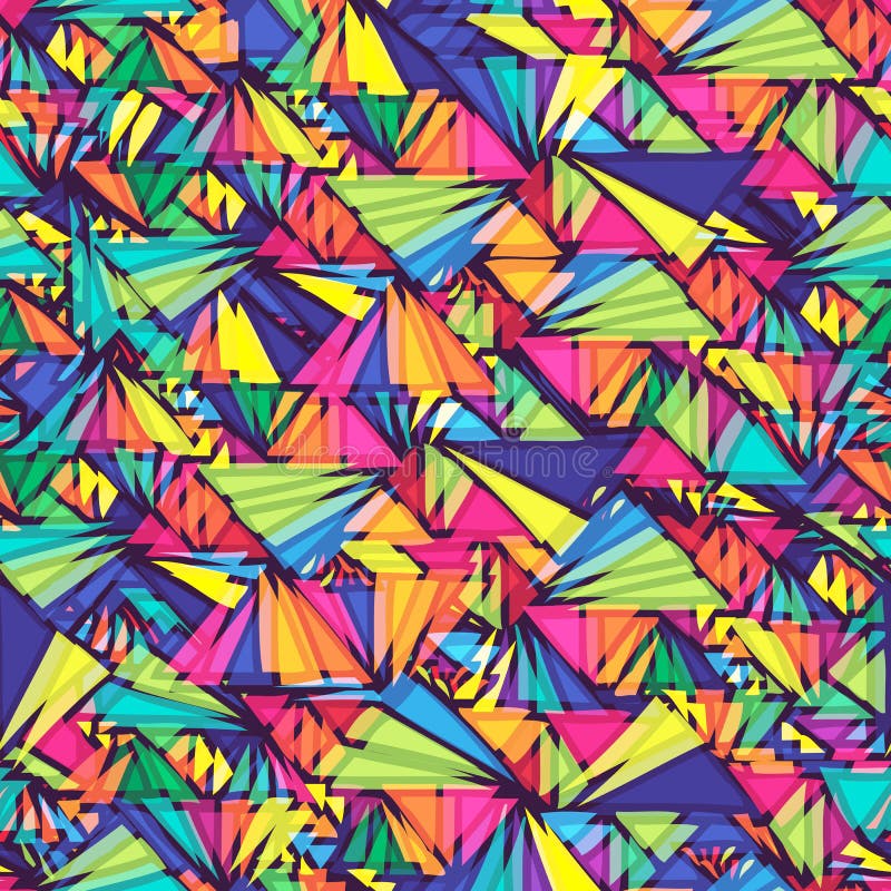 Abstract Urban Seamless Pattern. Grunge Texture Background Stock Vector ...