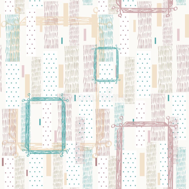 Geometric pattern stock vector. Illustration of drawing - 43832580