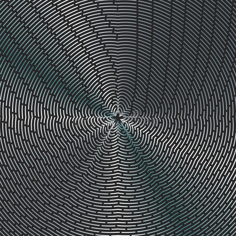 Geometric Pattern with Visual Distortion Effect. Optical Illusion Stock ...