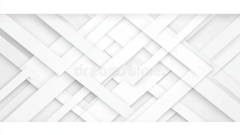 A Geometric Pattern of White Lines Forming a Complex, Abstract Design ...