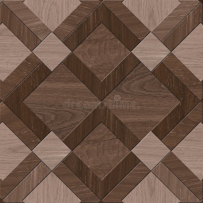 Geometric Pattern Wooden Floor and Wall Mosaic Decor Tile Stock Photo ...
