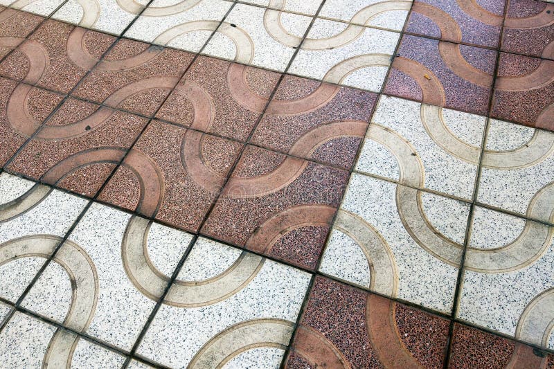 Geometric Patterned Tiles with Circular Design for Architectural ...