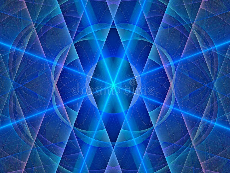Geometric Patterns. Abstract Magic Energy Multicolored Fractal. 3D ...