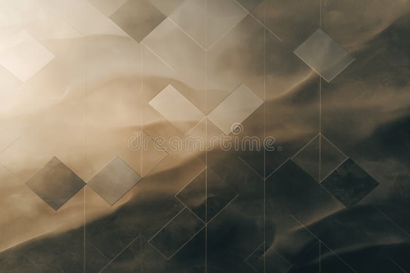 Geometric Patterns on Abstract Sand Dunes Background in Soft Light ...