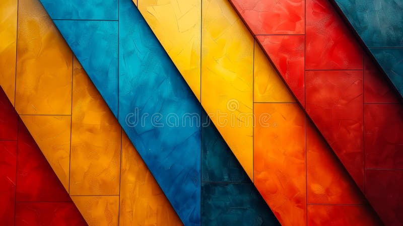 Geometric Patterns with Bold Colors and Sharp Lines, Offering a Modern ...