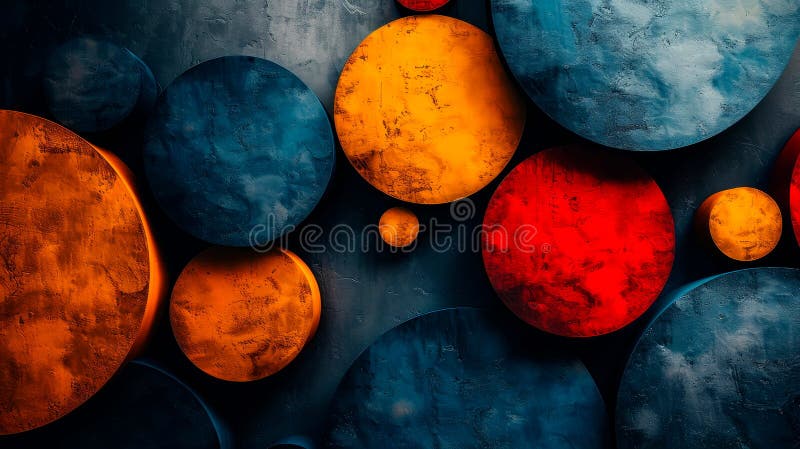 Geometric Patterns with Bold Colors and Sharp Lines, Offering a Modern ...