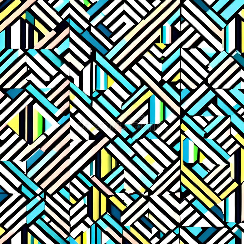 100 Geometric Patterns: a Bold and Graphic Background Featuring ...