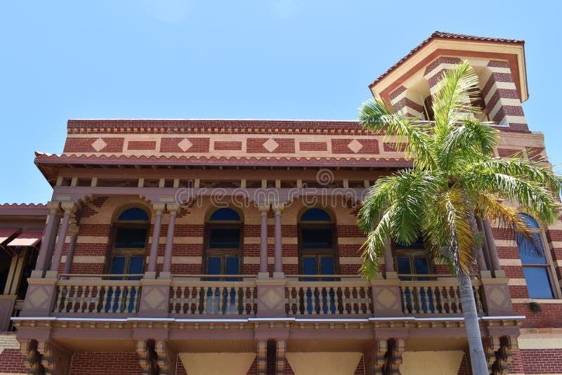 Geometric Patterns on a Building in Key West Florida Stock Photo ...