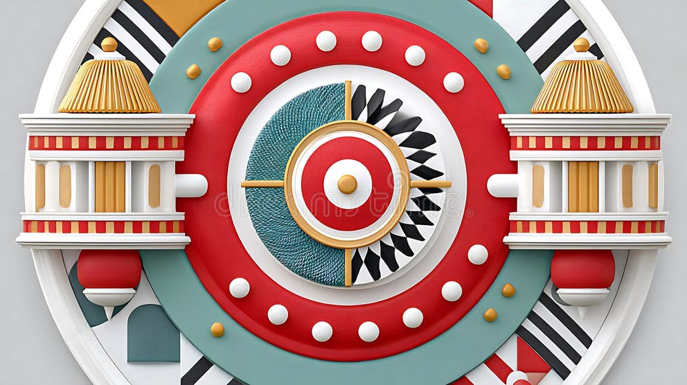 Geometric Patterns Create Vibrant and Harmonious Design, Showcasing ...