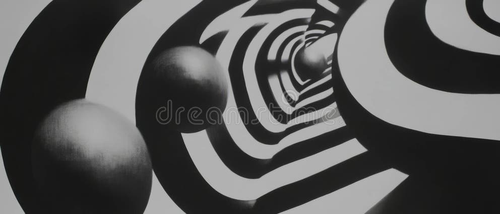 Geometric Patterns Creating Dynamic Visual Illusions with Shifting ...