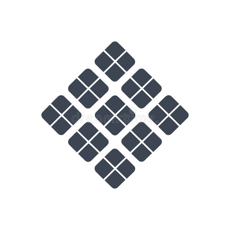 Geometric Patterns Design Icon Stock Vector - Illustration of symbol ...