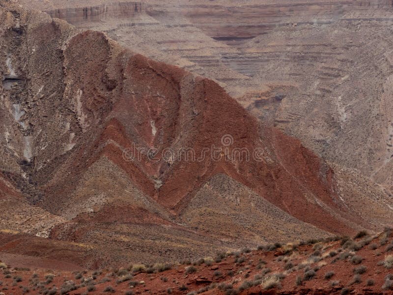 Geometric Patterns on Eroded Cliffs Stock Image - Image of eroded, rock ...
