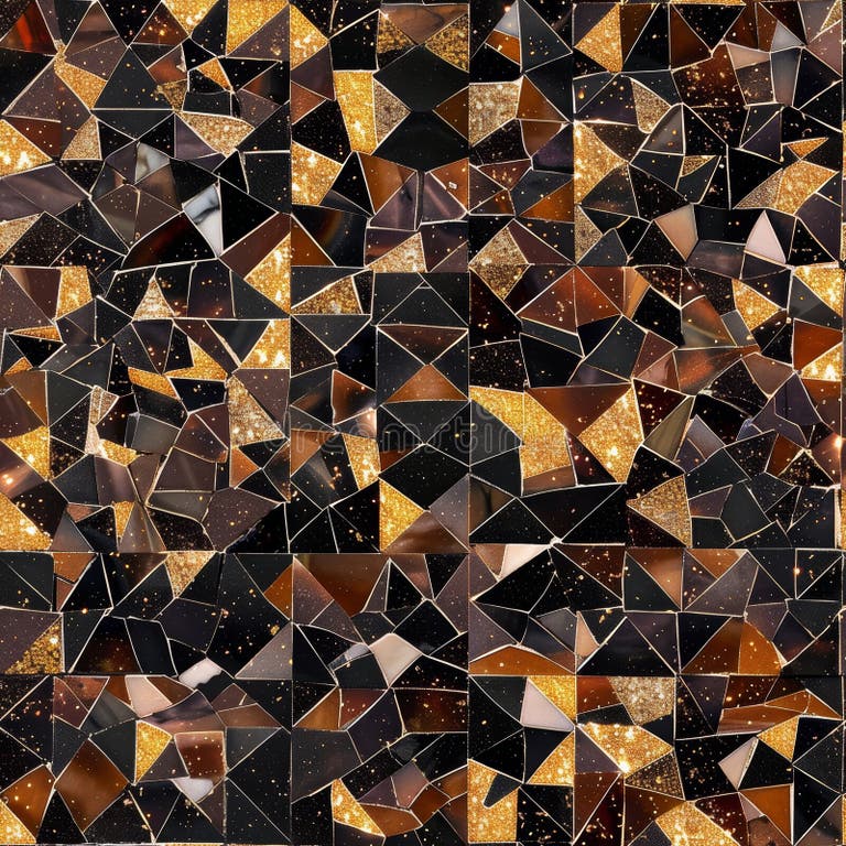 Geometric Patterns Forming Depth Generative AI Stock Illustration ...