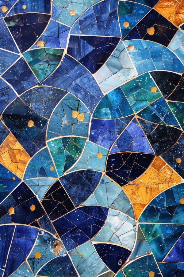 Geometric Patterns Forming Depth Generative AI Stock Illustration ...