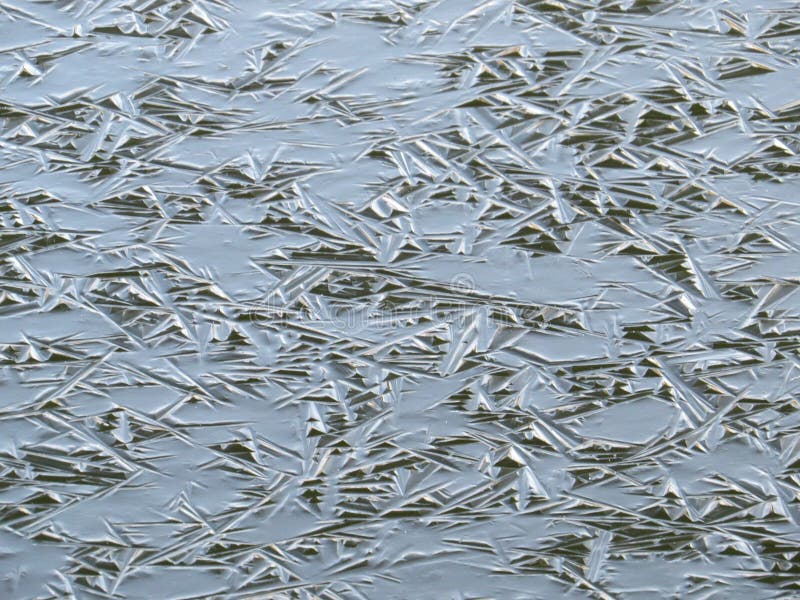 Geometric patterns in ice. stock photo. Image of freeze - 146735488