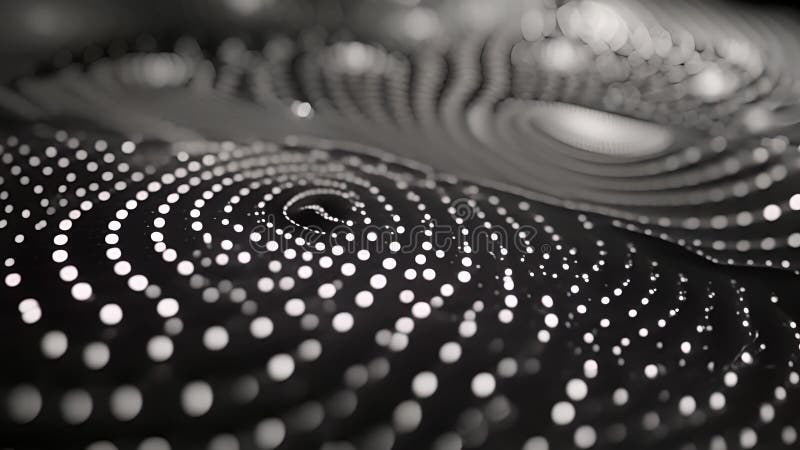 Geometric Patterns Made Up of Tiny Dots Representing the Symmetrical ...