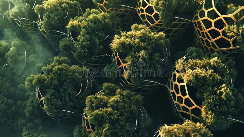 Geometric Patterns Mimic the Growth of Trees in a Mesmerizing Forest ...