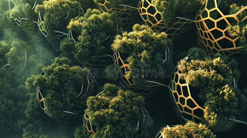 Geometric Patterns Mimic the Growth of Trees in a Mesmerizing Forest ...