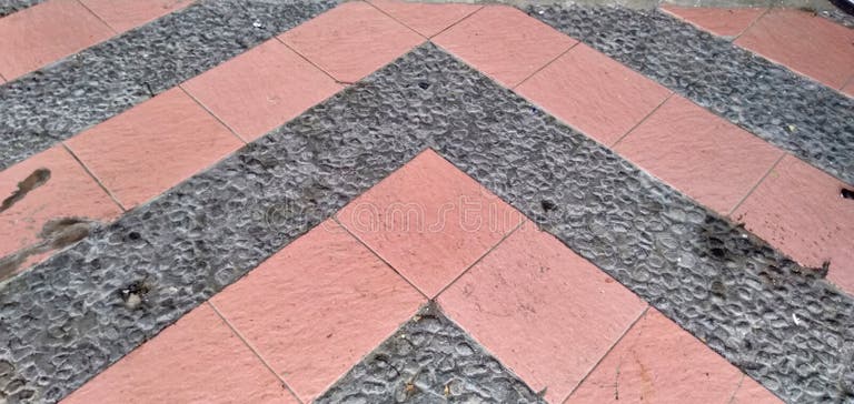 Geometric Pavement Pattern stock photo. Image of abstract - 377197406