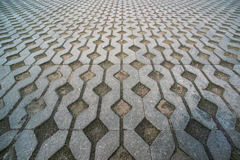 Geometric Paving Pattern Seamless Texture Stock Image - Image of patio ...