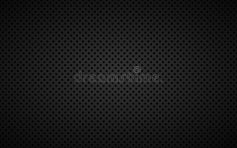 Geometric Perforated Square Background, Abstract Black Metallic Square ...