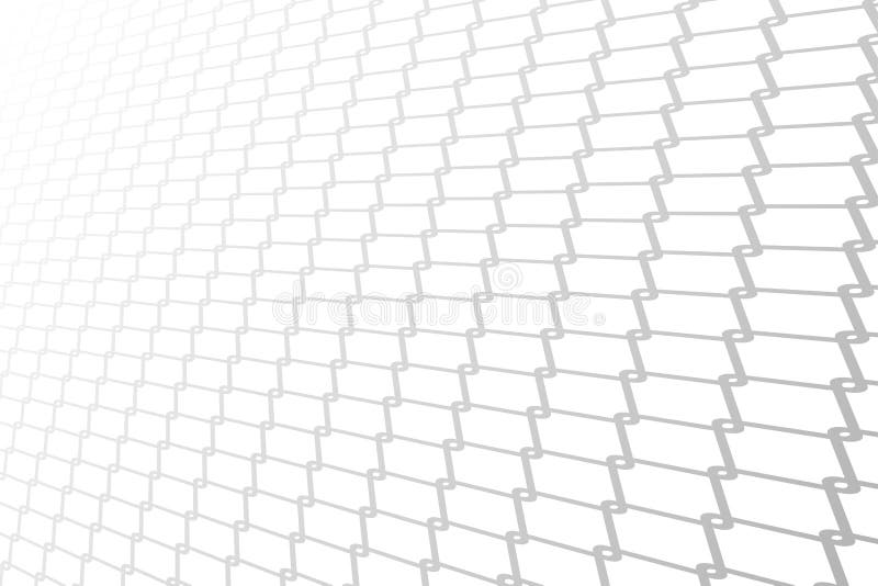 Geometric Perspective Line Pattern. Seamless Texture of Metal Mesh ...