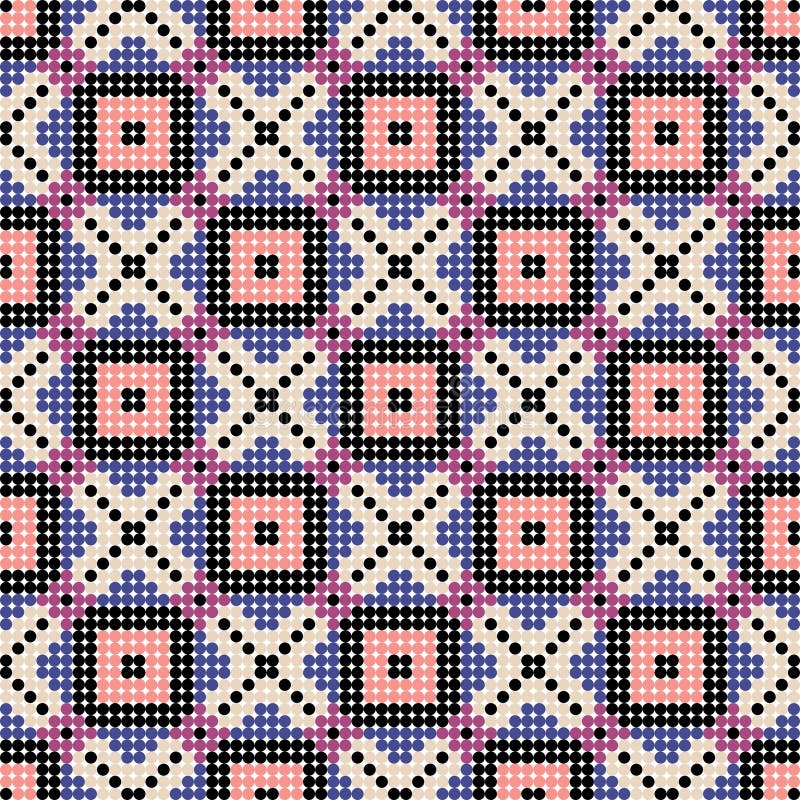Geometric Pixel Pattern: a Seamless, Vibrant, and Captivating Pattern ...